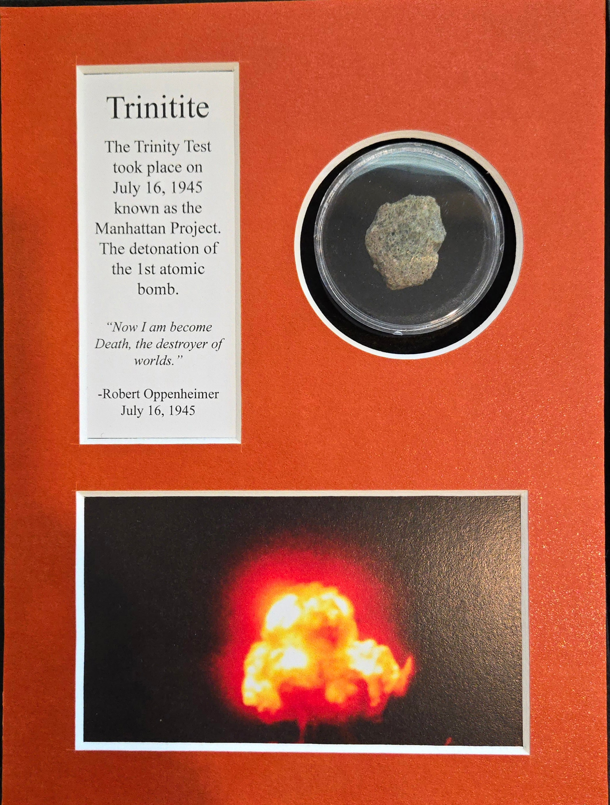 Trinitite Rocks – Authentic Trinitite 1945 Artifact